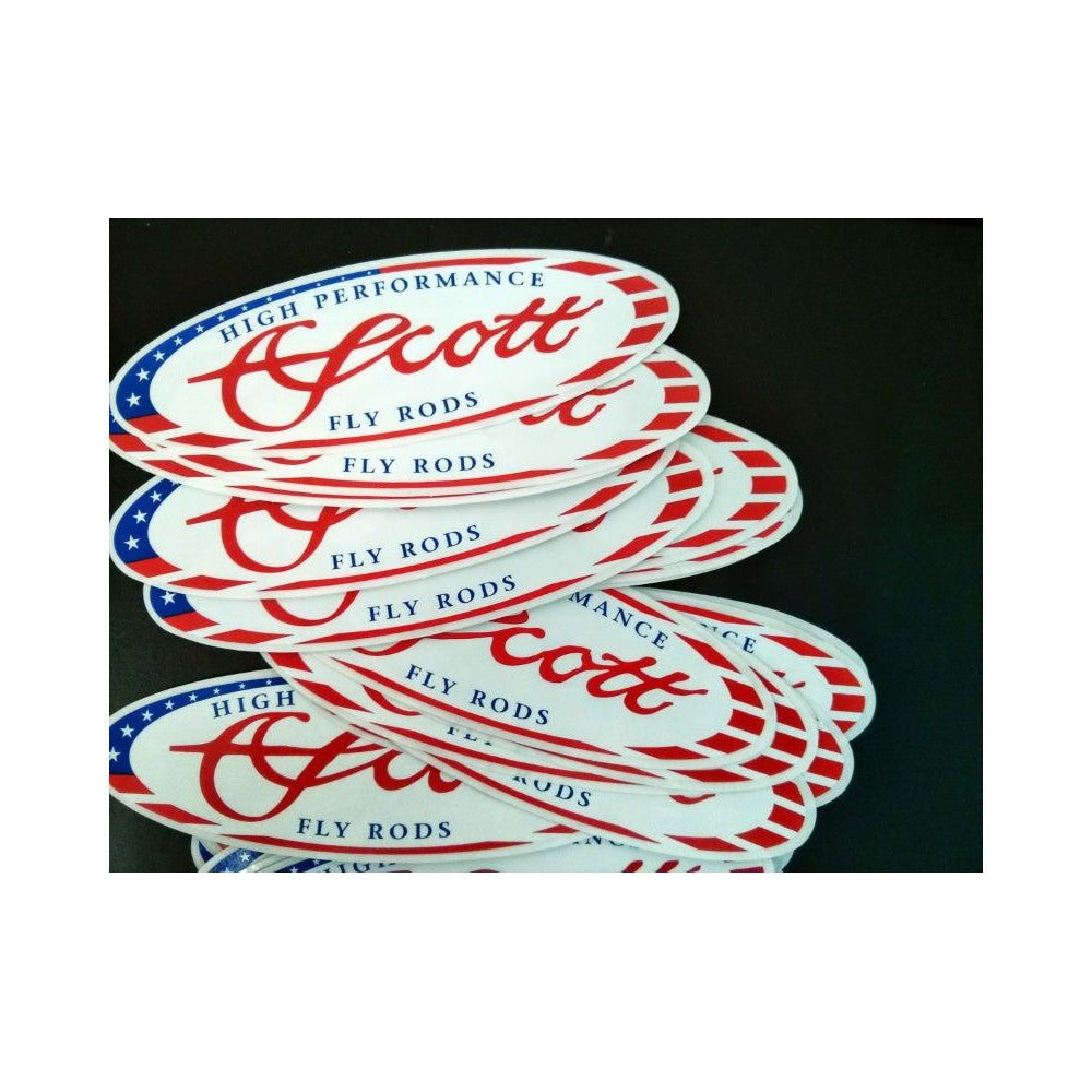 Scott American Flag Decal — NC Fly Shop